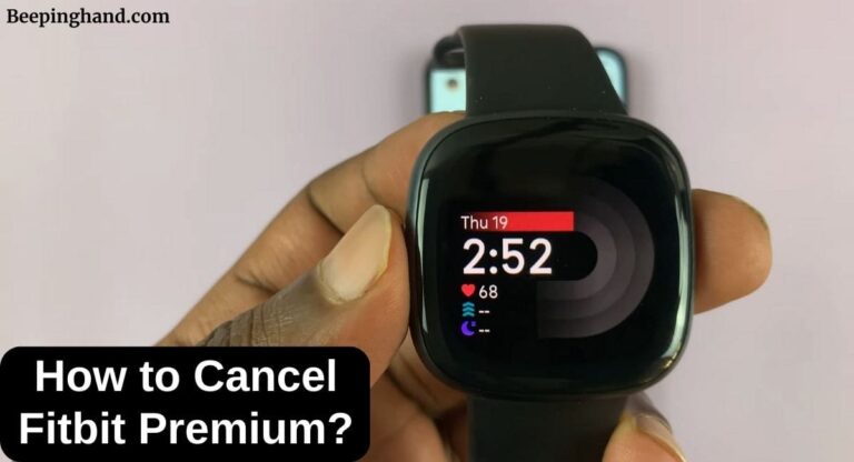 How to Cancel Fitbit Premium: Easy Steps